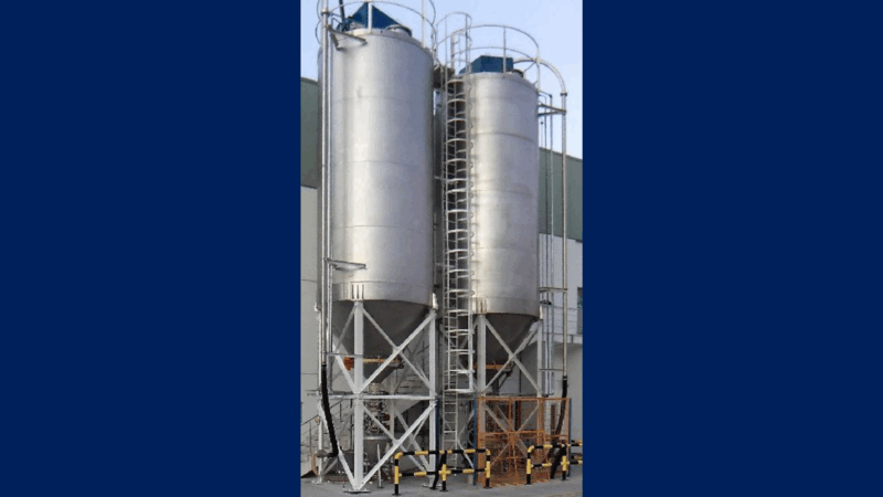 TBMA Silos, sluizen en transport voor hondenkoekjes