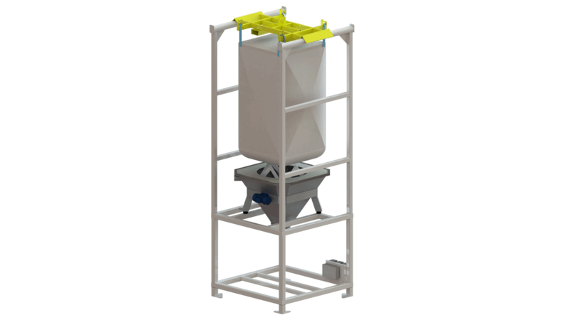 TBMA big-bag discharging forklift