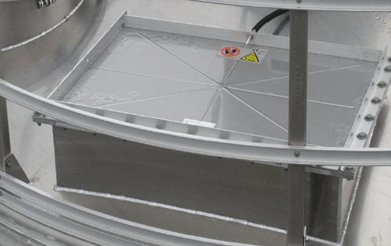 TBMA Explosion relief panels and flame arrestors
