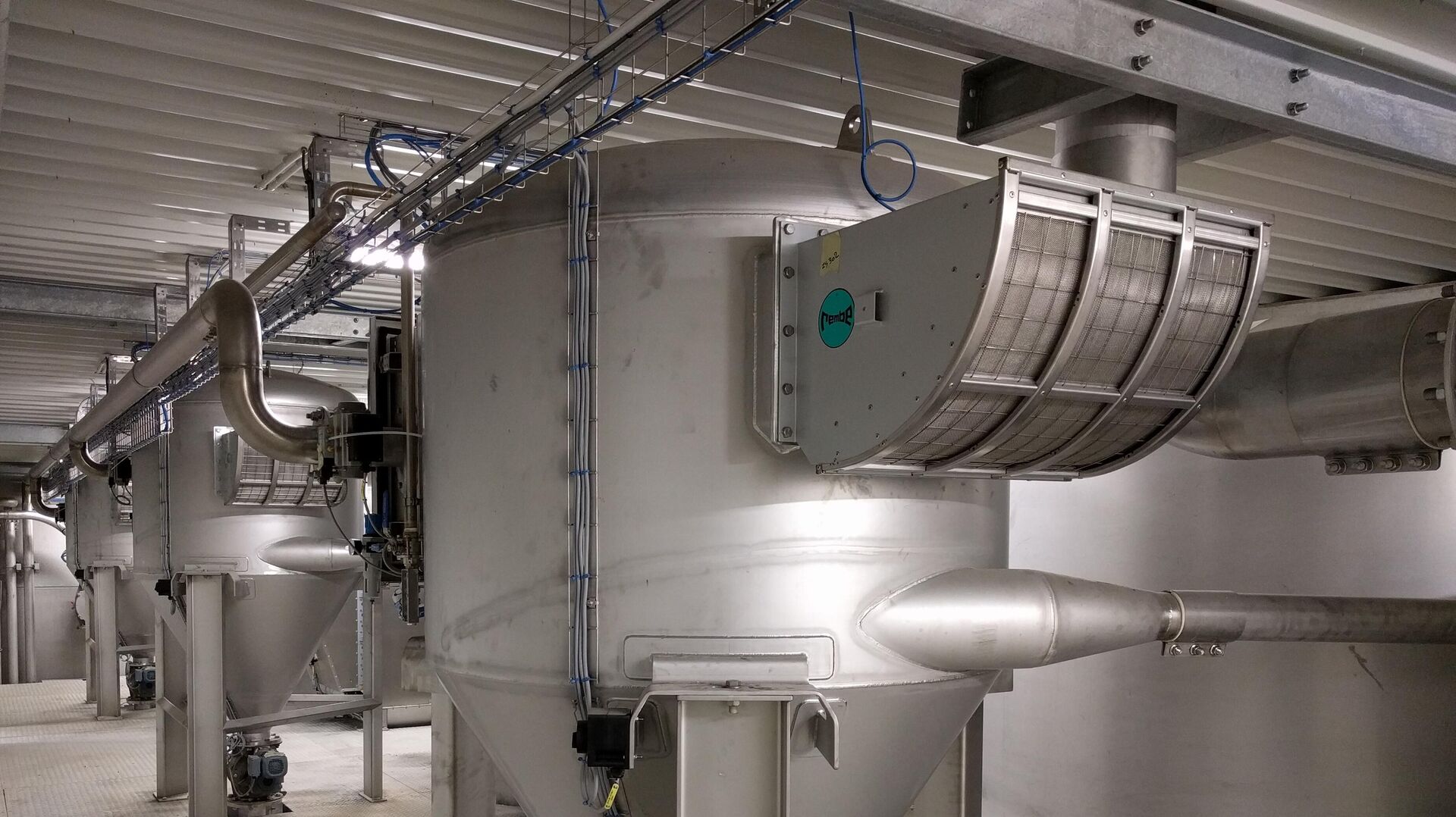 TBMA Explosion relief panels and flame arrestors